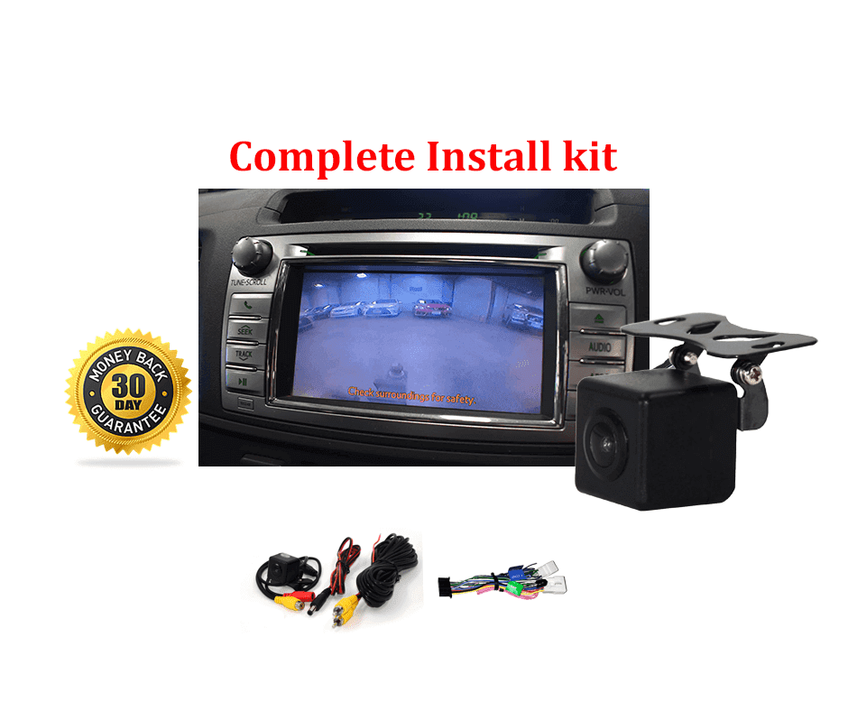 Reverse Camera NTSC Kit for Toyota Hilux Factory Screen 2014 Workmate ...