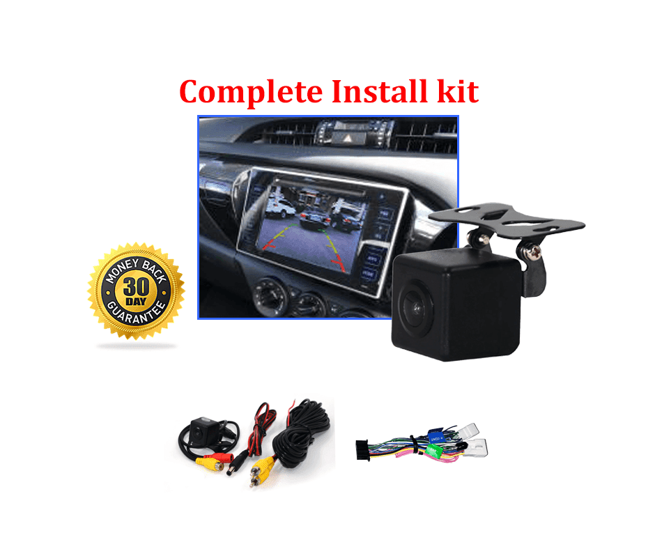 Reverse Camera Kit for Toyota Hilux Factory Screen 2015-2019 Workmate ...