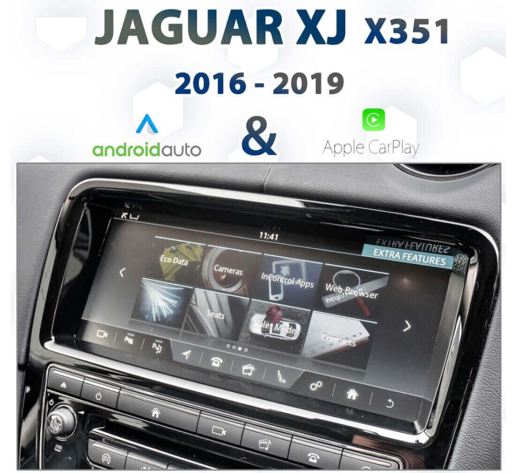 Jaguar XJ / XJR X351 InControl Touch Pro Apple CarPlay & Android Auto ...