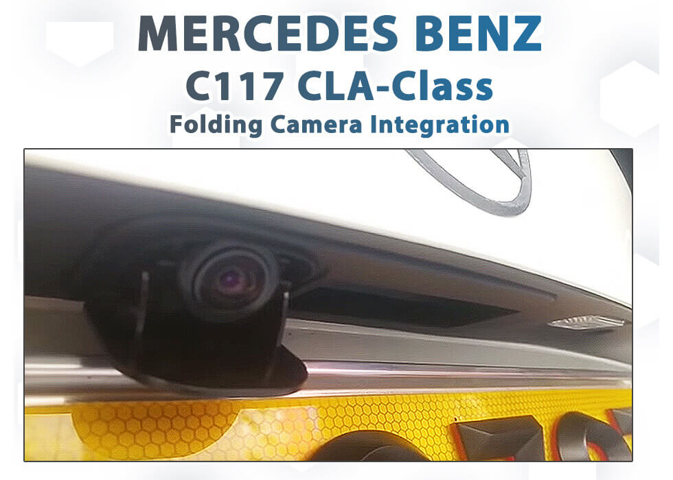 Mercedes Benz C117 CLA-Class Folding Reverse Camera Integration ...