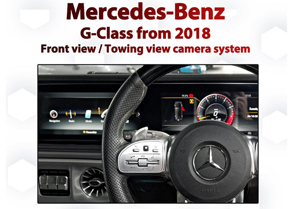 Mercedes Benz G-Class MBUX Audio Integrated front view camera kit from ...