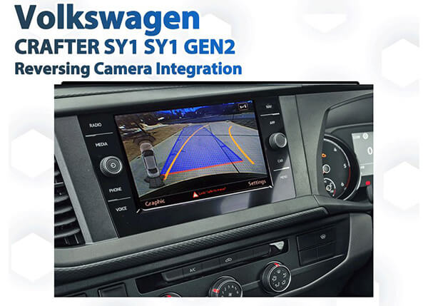 Volkswagen VW SY1 SY1 GEN2 CRAFTER Reverse Camera Integration for ...