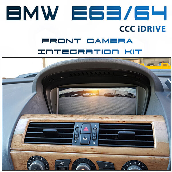 [MY04-09] BMW E63/64 6 Series – Front Camera Integration Kit - Reverse Safe
