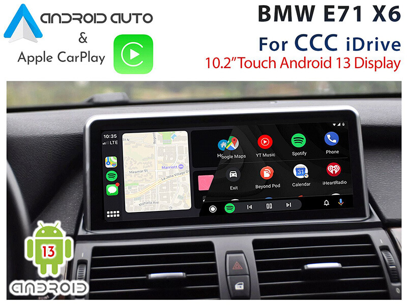 BMW E71 X6 with CCC iDrive – 10.25″ Android 13 / Apple CarPlay ...
