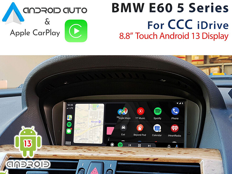 BMW 5 Series E60 CCC iDrive – 8.8″ Apple CarPlay & Android Auto ...